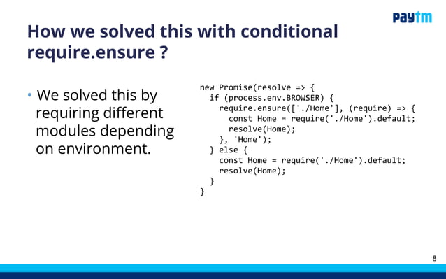 Code splitting with server side react | PPT Code splitting with server side react | PPT