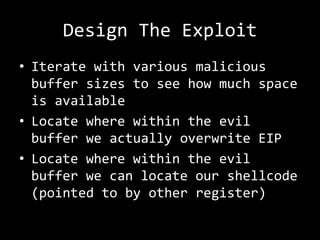 Anatomy of a Buffer Overflow Attack | PPT