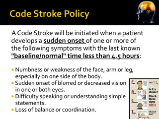 Code stroke ecc rn | PPS