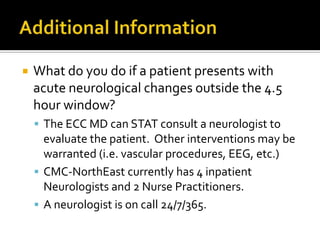 Code stroke ecc rn | PPS