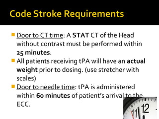 Code stroke ecc rn (2) | PPT
