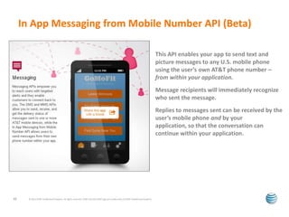 Codestrong 2012 breakout session at&t api platform and trends | PPT