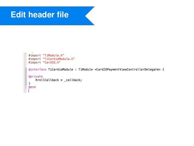 Introduction To Module Development With Appcelerator Titanium