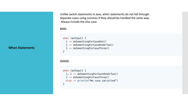 Kotlin Code style guidelines | PPT