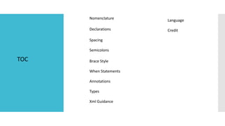 Kotlin Code style guidelines | PPT