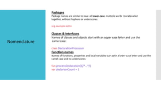 Kotlin Code style guidelines | PPT