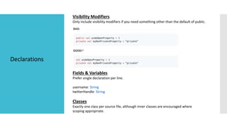 Kotlin Code style guidelines | PPT