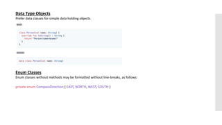 Kotlin Code style guidelines | PPT