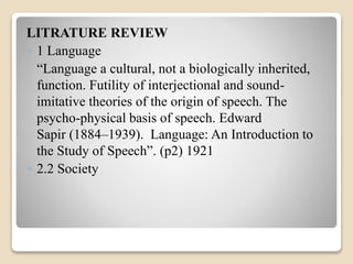 Code switching linguistic | PPTX