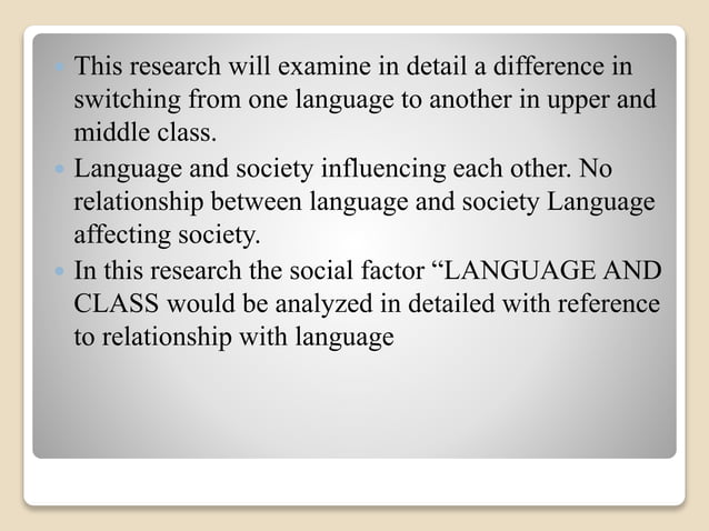 Code switching linguistic | PPTX
