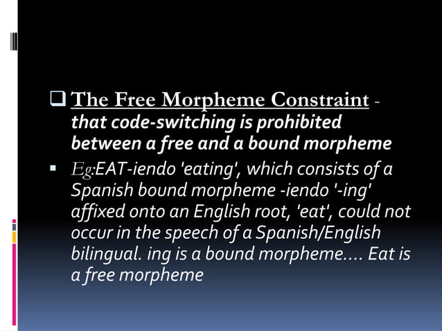 Codeswitching by KRISHNAKSHI THAKURIA | PPTX | Programming Languages | Computing