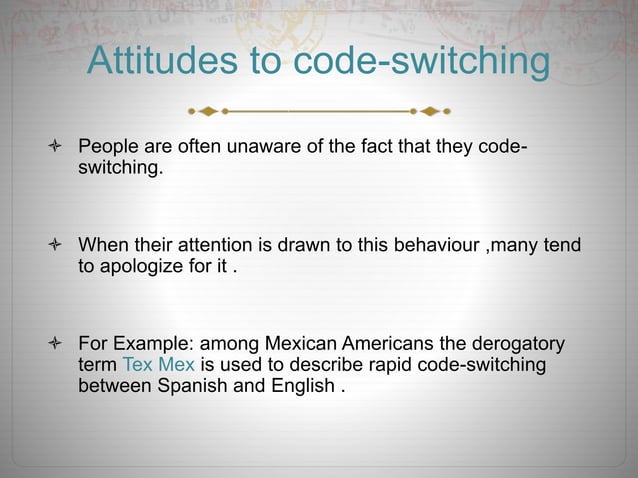 Code Switching | PPTX