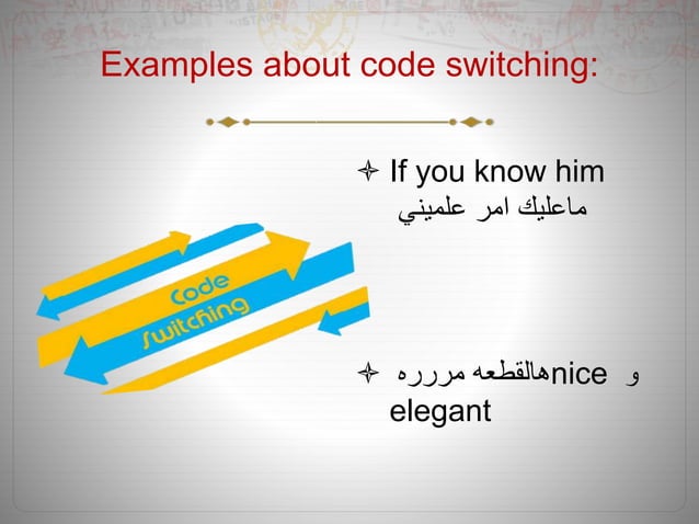Code Switching | PPTX