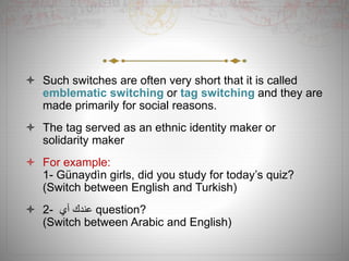 Code Switching | PPTX