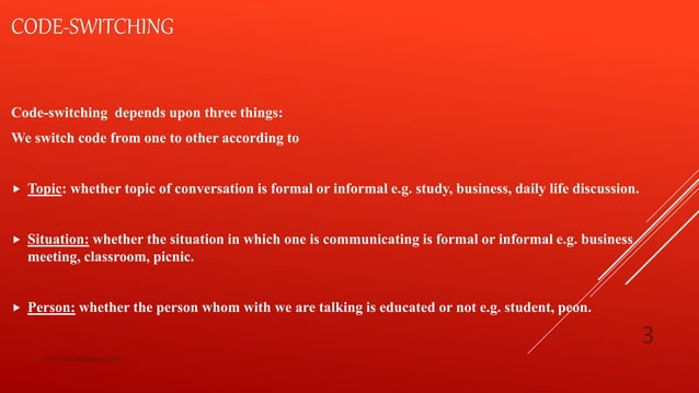 Code switching | PPT