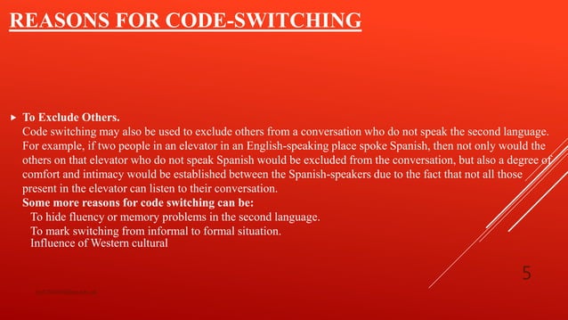 Code switching | PPT