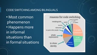 Code Switching in Classroom | PPTX