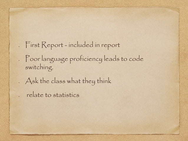 Code switching presentation387 | PPTX | Programming Languages | Computing