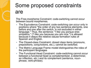 Code switcing (1) | PPTX