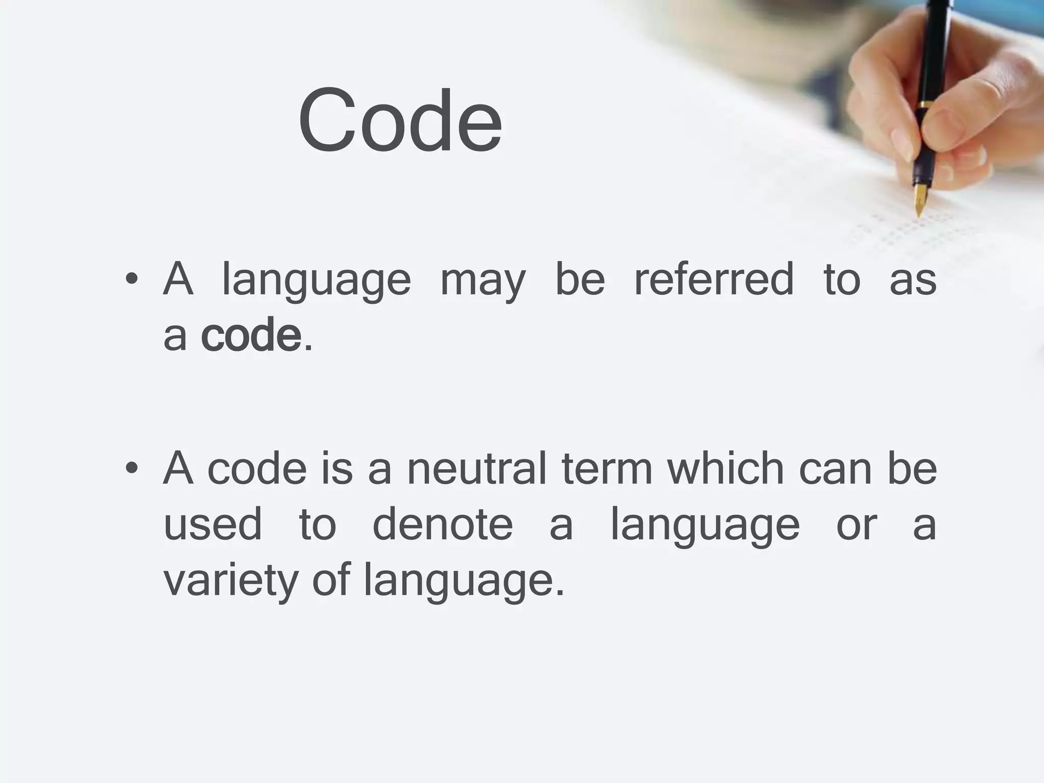 Code switching & code mixing | PPTX