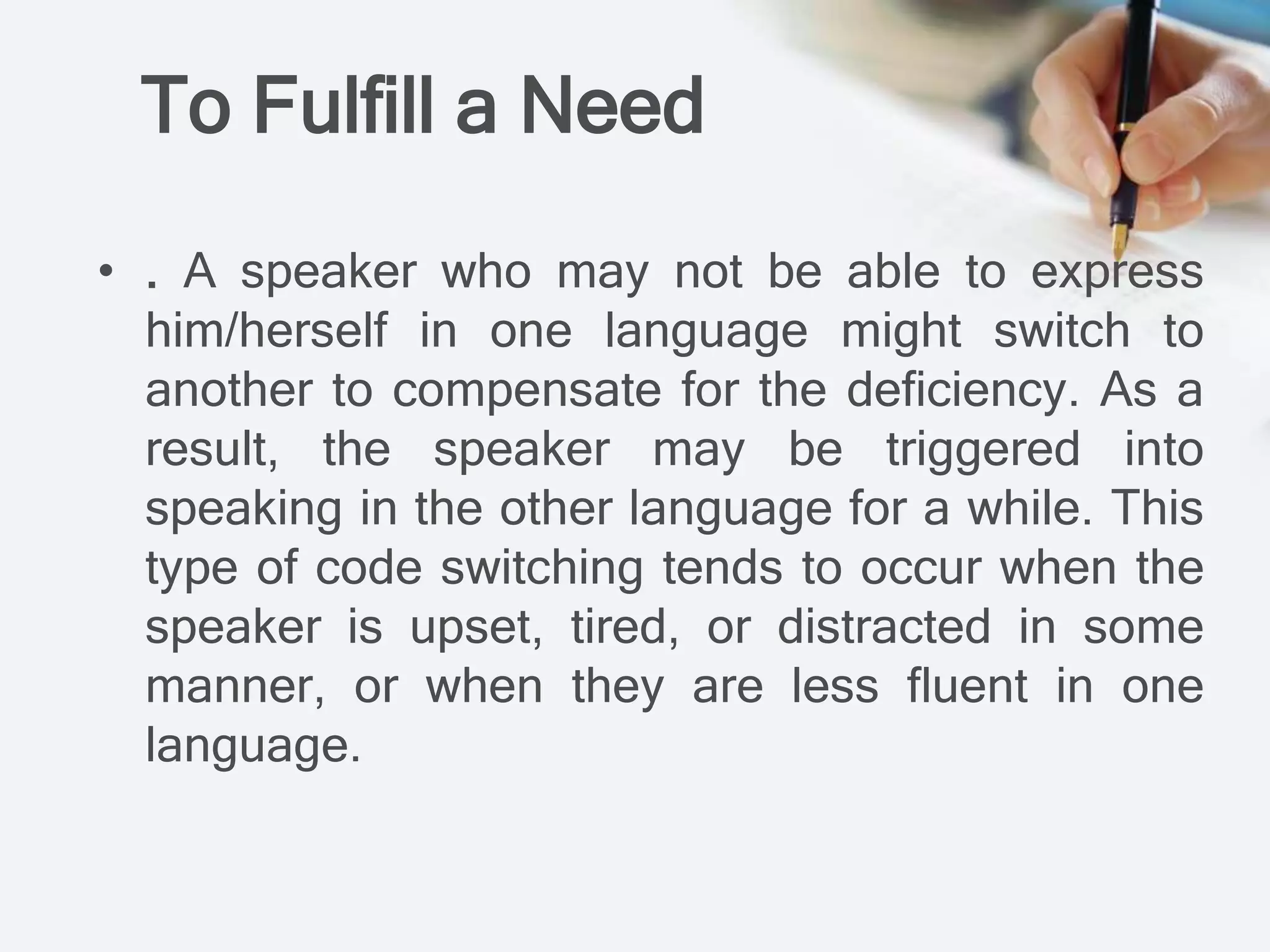 Code switching & code mixing | PPTX