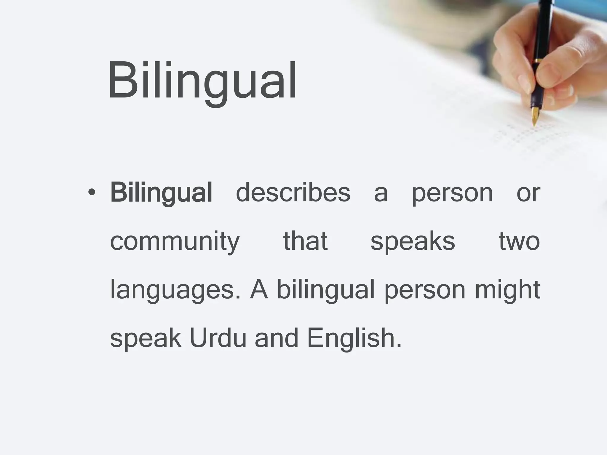 Code switching & code mixing | PPTX