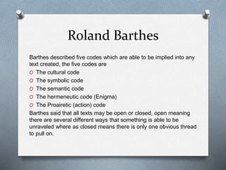 Codes year 12 | PPTX