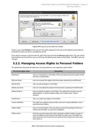 Codetwo public folders users manual - Share Outlook Calendars, Contacts ...