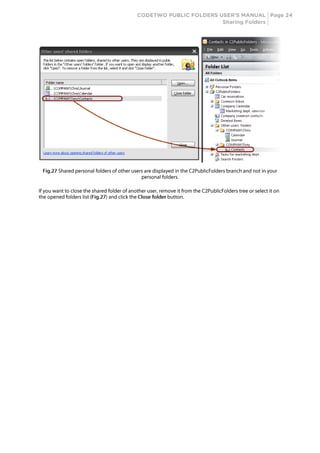 Codetwo public folders users manual - Share Outlook Calendars, Contacts, Email, Tasks, Sharing ...