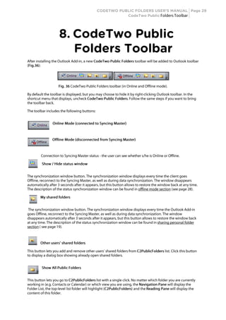Codetwo public folders users manual - Share Outlook Calendars, Contacts, Email, Tasks, Sharing ...