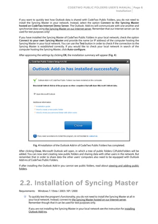 Codetwo public folders users manual - Share Outlook Calendars, Contacts ...