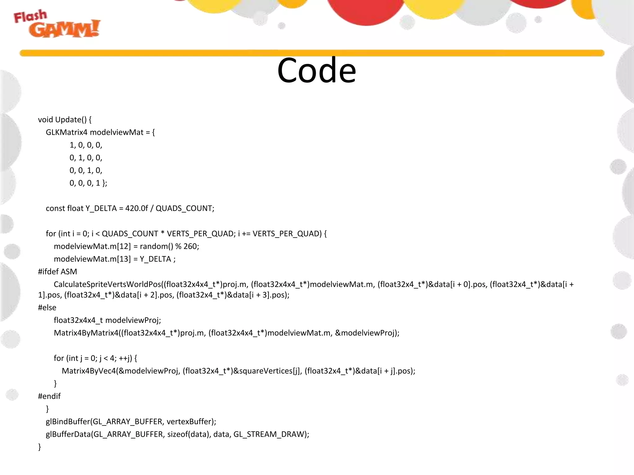 Code vectorization for mobile devices | PPT