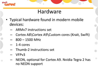 Code vectorization for mobile devices | PPT