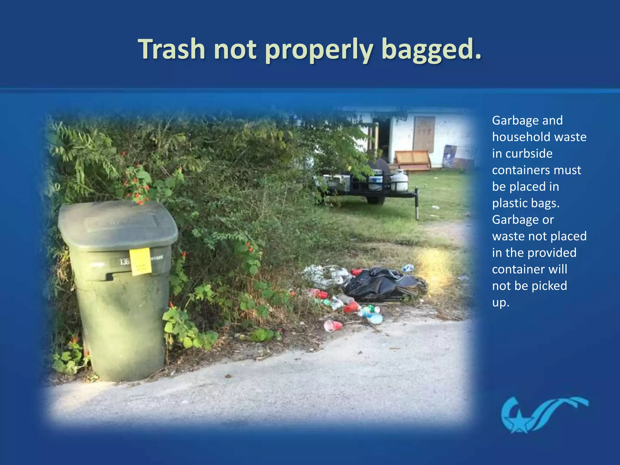 Code Violations: Trash and Recycling Collections | PPTX