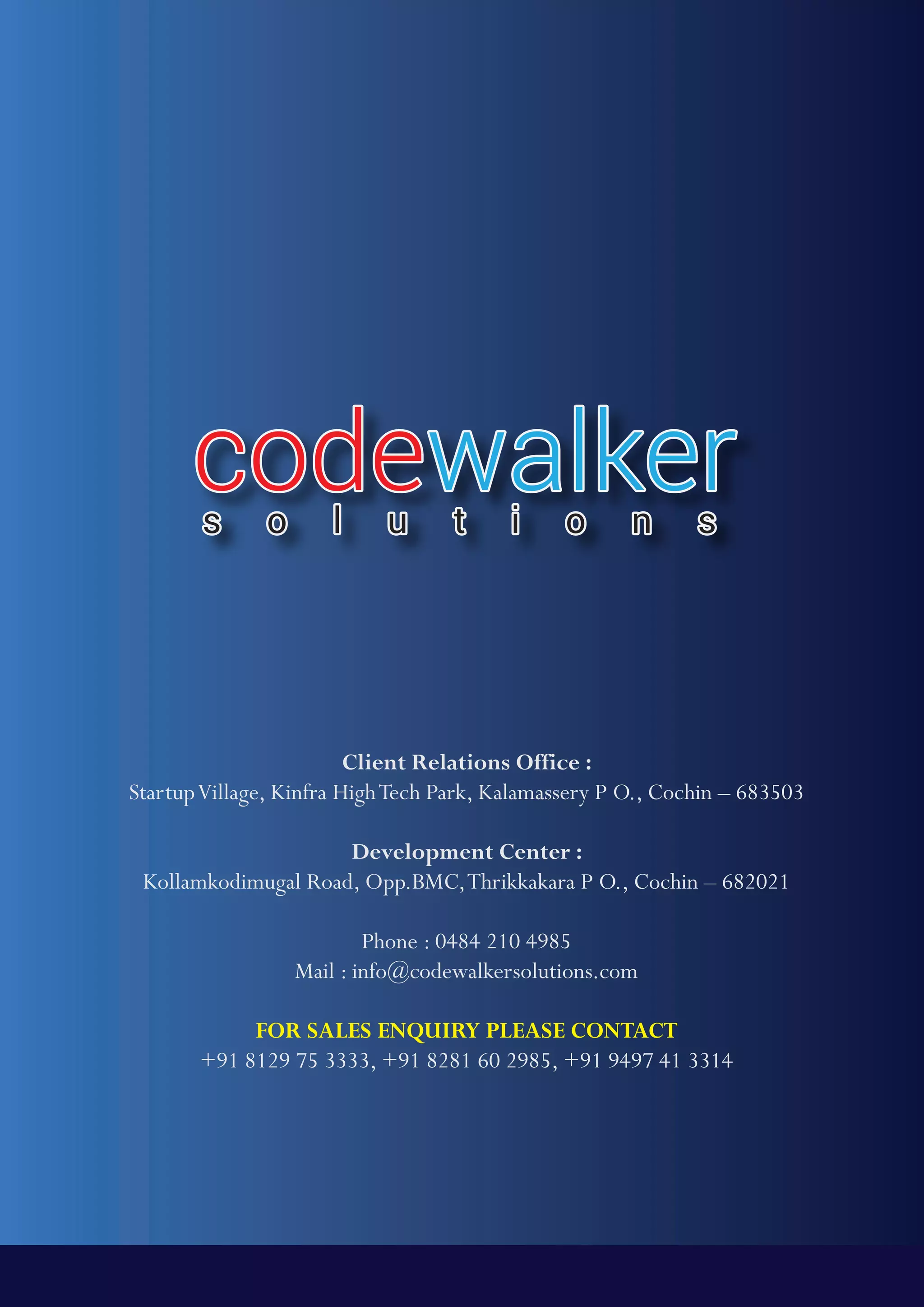Codewalker Solutions | PDF
