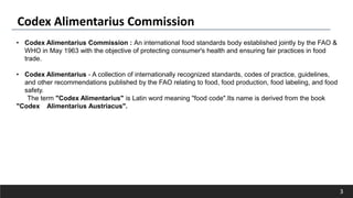 Codex Alimentarius India Ensuring Safe, Fair, and Quality Food ...