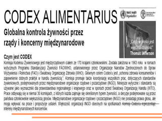 Codex Alimentarius | PPT