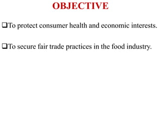 CODEX alimentariums of food safety and quality | PPTX