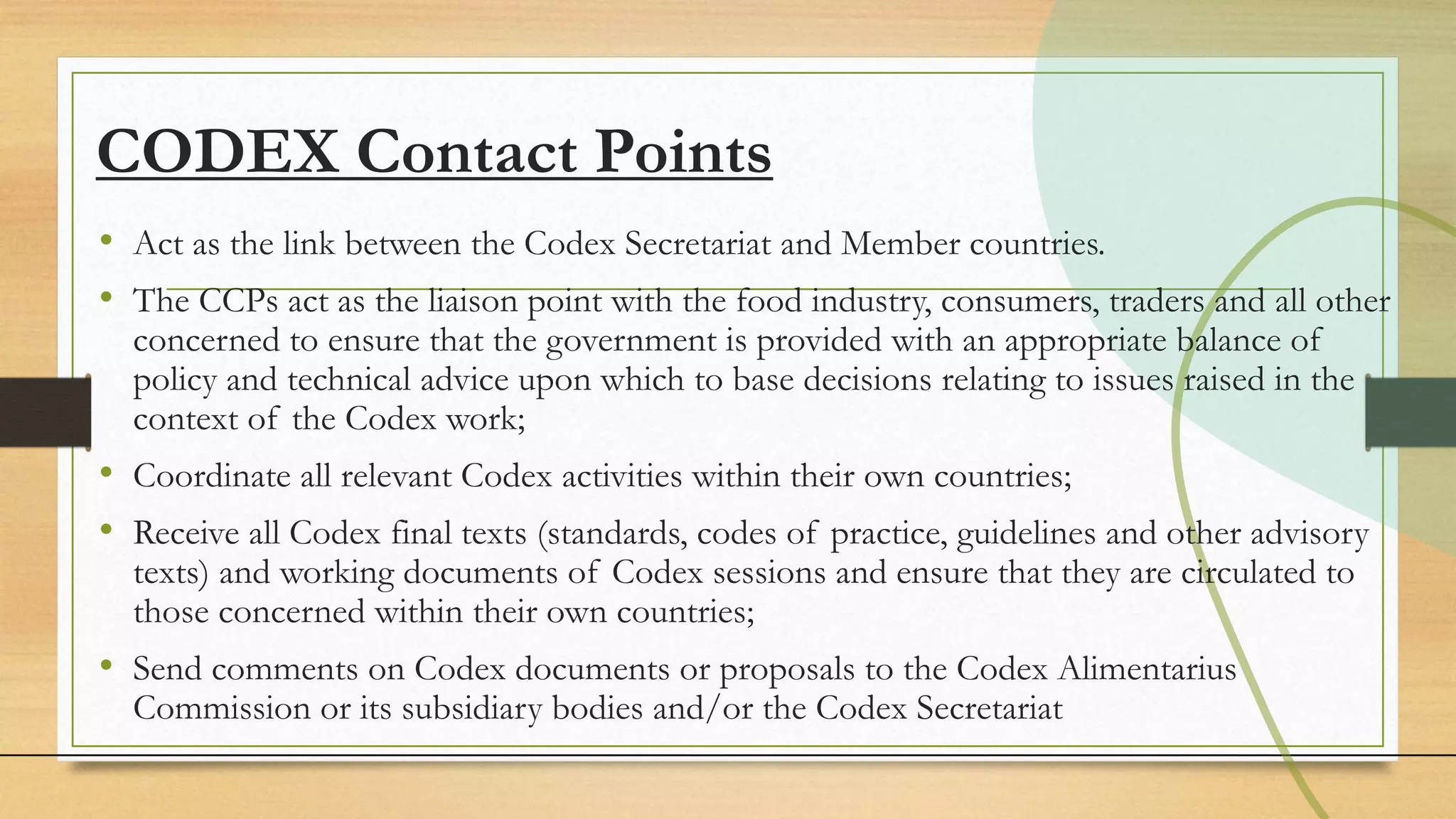 The Codex Alimentarius.pptx