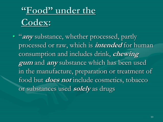 Codex Alimentarius.ppt