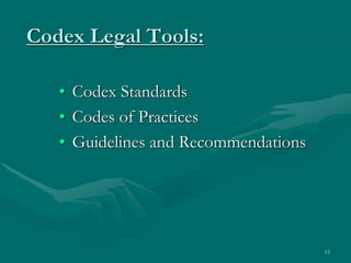 Codex Alimentarius.ppt