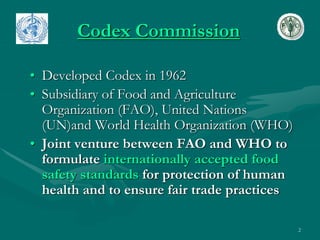 Codex Alimentarius.ppt