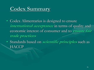 Codex Alimentarius.ppt