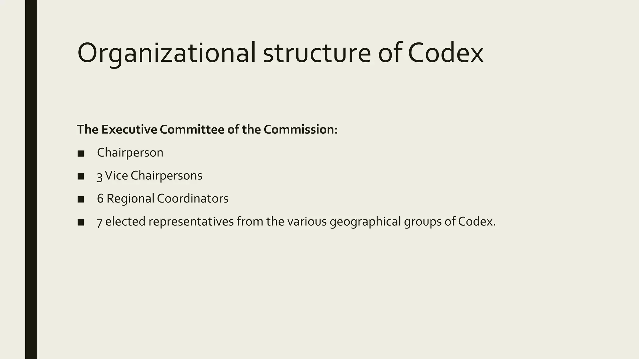 Codex Alimentarius commission | PPTX