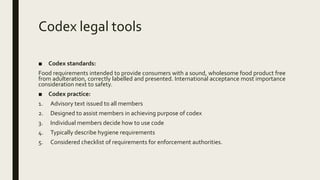 Codex Alimentarius commission | PPTX