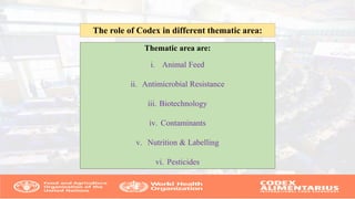 The Codex Alimentarius Commission (CAC). | PPTX