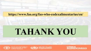 The Codex Alimentarius Commission (CAC). | PPTX