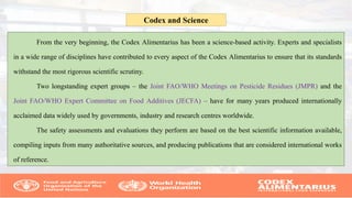 The Codex Alimentarius Commission (CAC). | PPTX