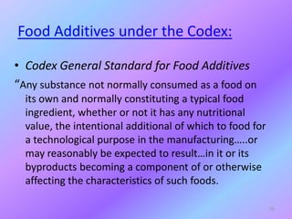 Codex alimentarius ppt | PPTX