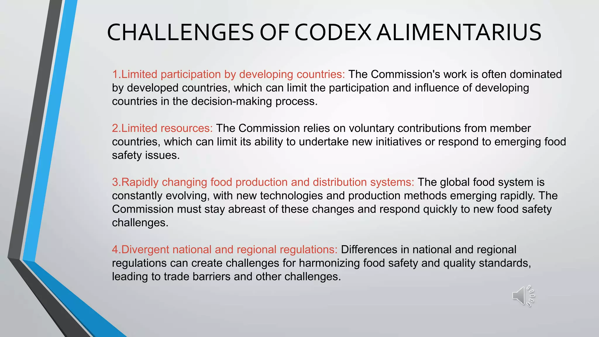 CODEX ALIMENTARIUS PPT..pptx | Digestive Disorders | Diseases and ...